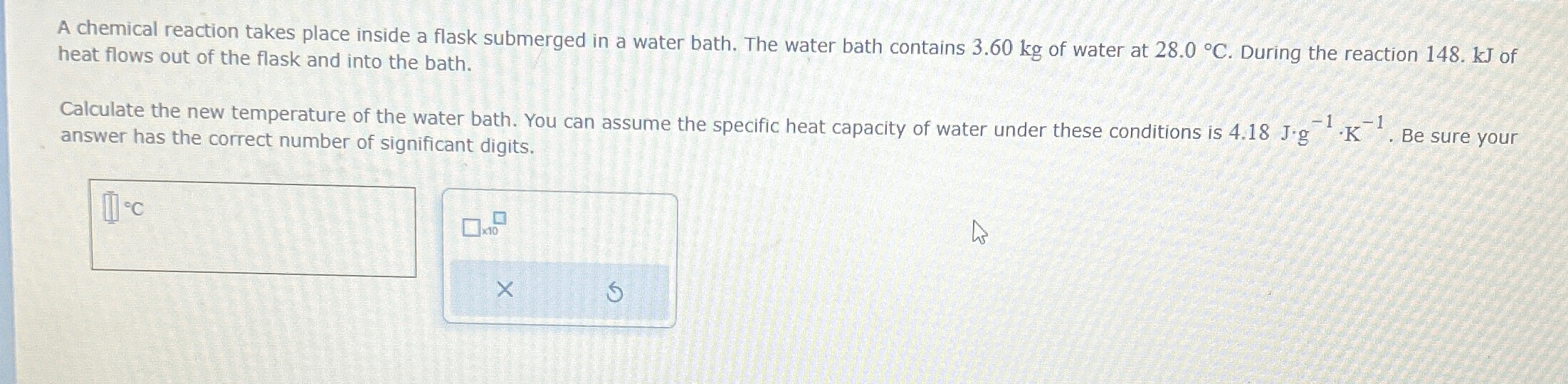 Solved A chemical reaction takes place inside a flask | Chegg.com