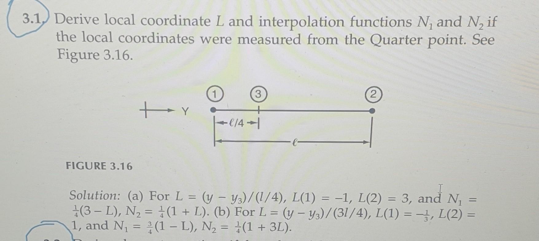 In Example 3.1 , consider surface loading Tˉy to vary | Chegg.com