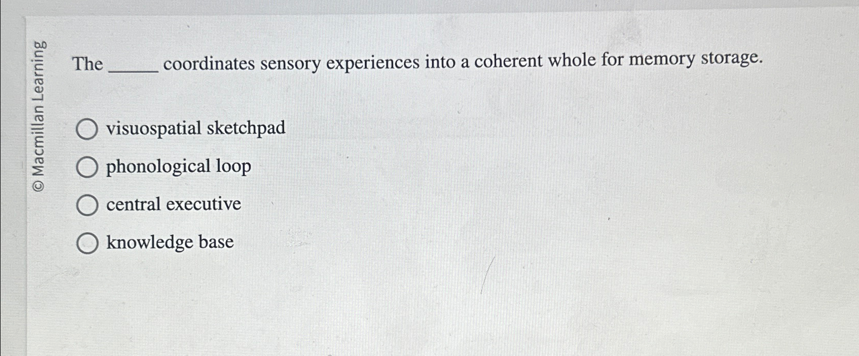 Solved Coordinates Sensory Experiences Into A Coherent Whole