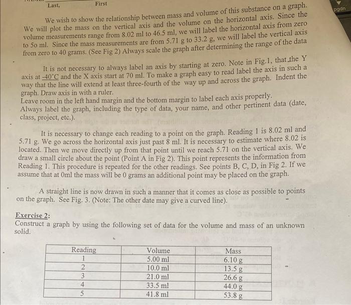 A. READING A GRAPH: A graph is a visual display of | Chegg.com