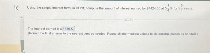 Solved Using the simple interest formula I=Prt, compute the | Chegg.com