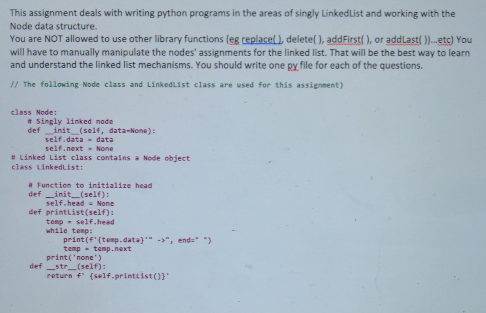 Solved This assignment deals with writing python programs in | Chegg.com