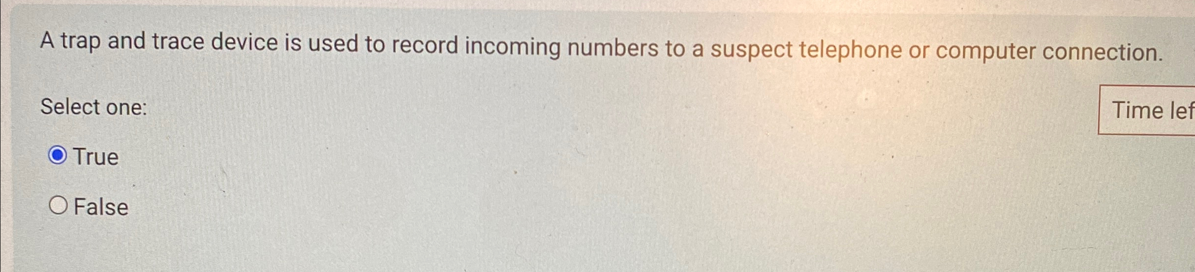 Solved A trap and trace device is used to record incoming | Chegg.com