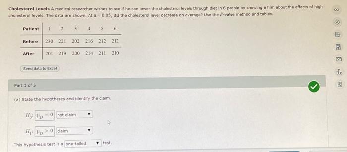 Solved compute the test value. Round intermediate | Chegg.com