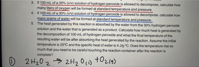 many liters of oxygen will be formed at standard | Chegg.com