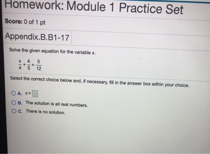 Solved Homework Module 1 Practice Set Score 0 Of 1 Pt