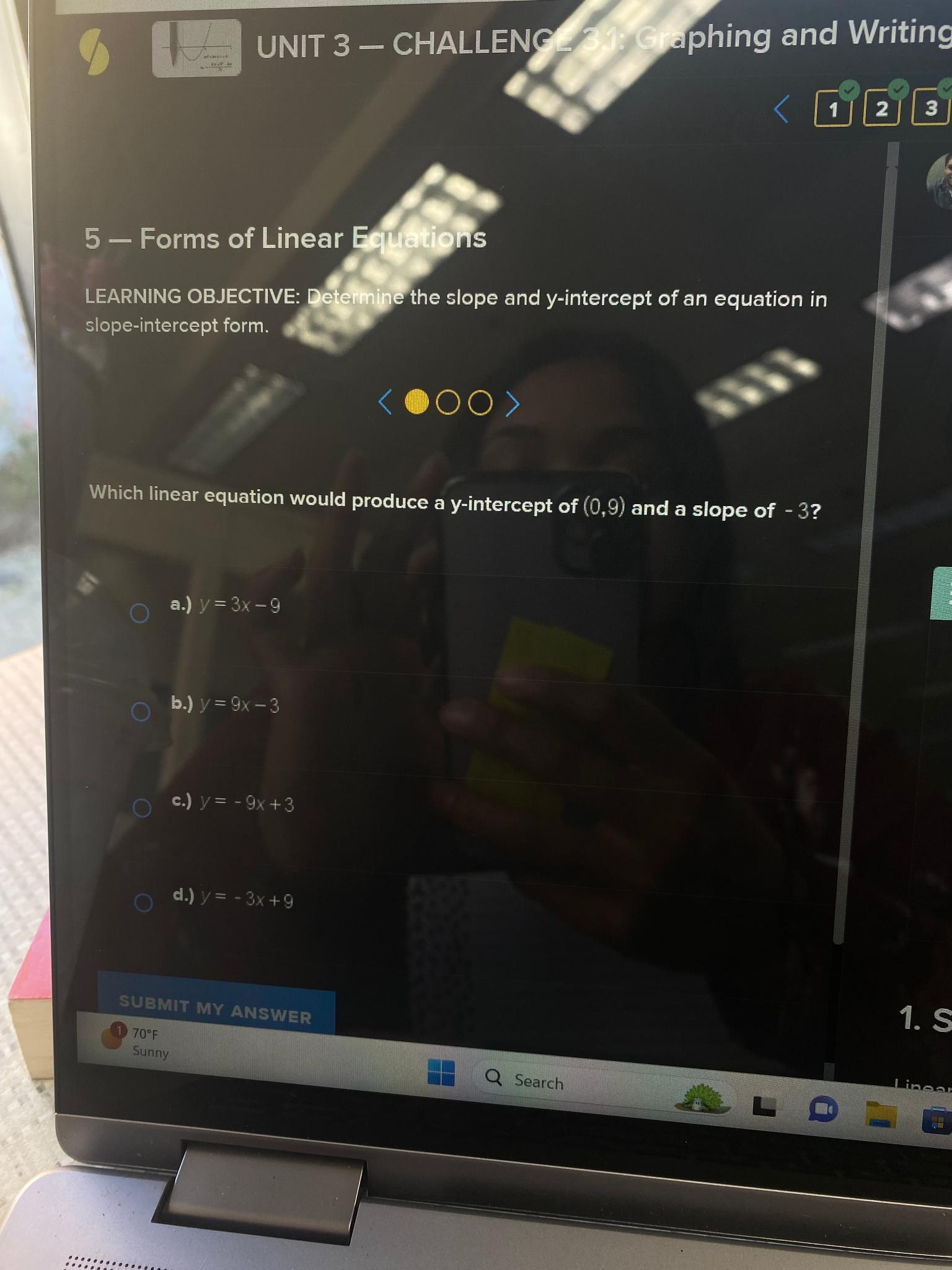 Solved UNIT 3 - ﻿CHALLENC aphing and Writing5 - ﻿Forms of | Chegg.com