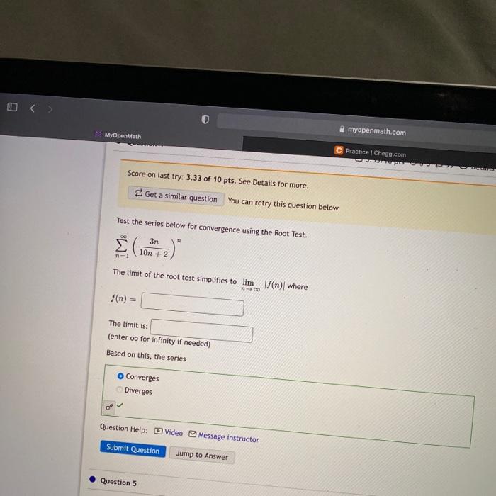 Solved myopenmath.com MyOpen Math Practice Chegg.com | Chegg.com