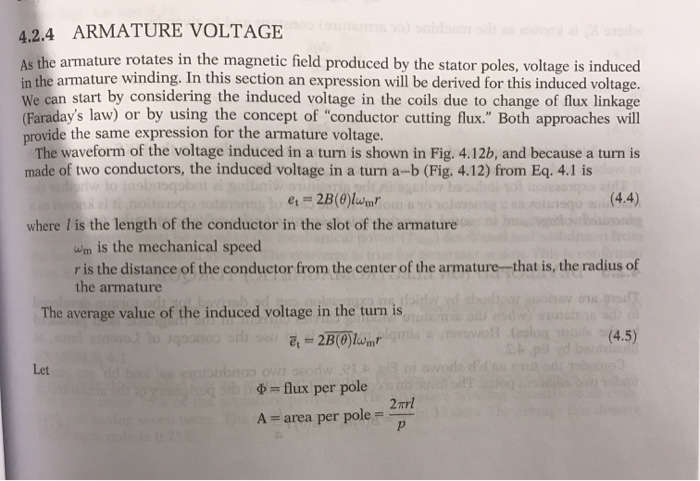 Solved A four-pole de machine has a simplex-wave winding of | Chegg.com
