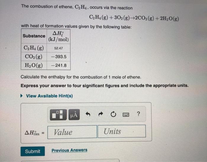 Solved Part A Click the AH is an Extensive Property button | Chegg.com
