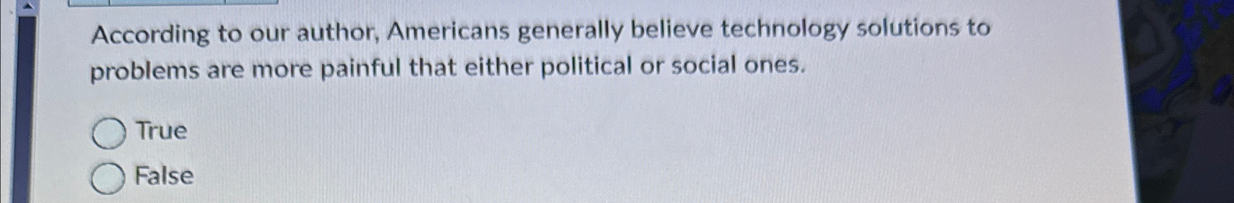 Solved According to our author, Americans generally believe | Chegg.com