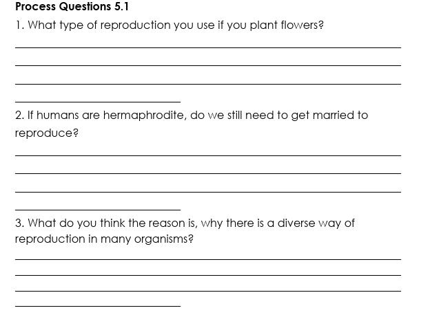 Solved Activity 5.1A: Reproduction in Plants and Animals | Chegg.com