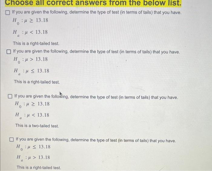 Solved If you are given the following, determine the type of | Chegg.com