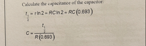 Solved Calculate the capacitance of the | Chegg.com