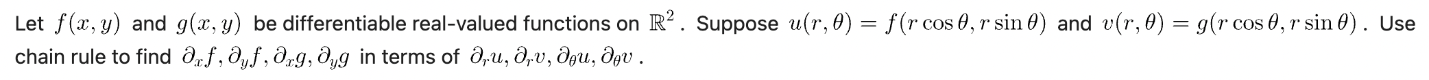 Solved Let f(x,y) ﻿and g(x,y) ﻿be differentiable real-valued | Chegg.com