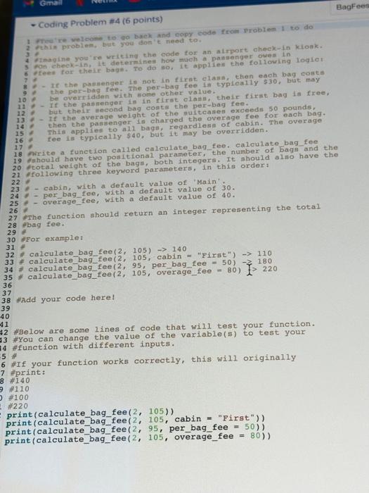 Solved - Coding Problem 144 ( 6 points) Wree'se weleoen to | Chegg.com