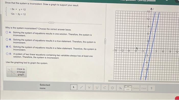 Solved do i graph this? i believe the answer is C. does it | Chegg.com