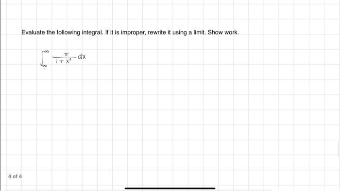 Solved Evaluate the following integral. If it is improper, | Chegg.com