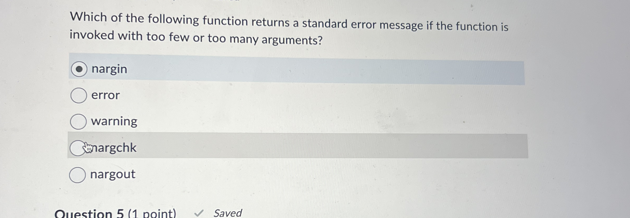 Solved Which of the following function returns a standard | Chegg.com