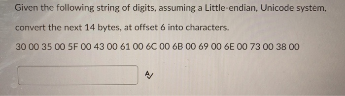 Solved Given the following string of digits, assuming a | Chegg.com