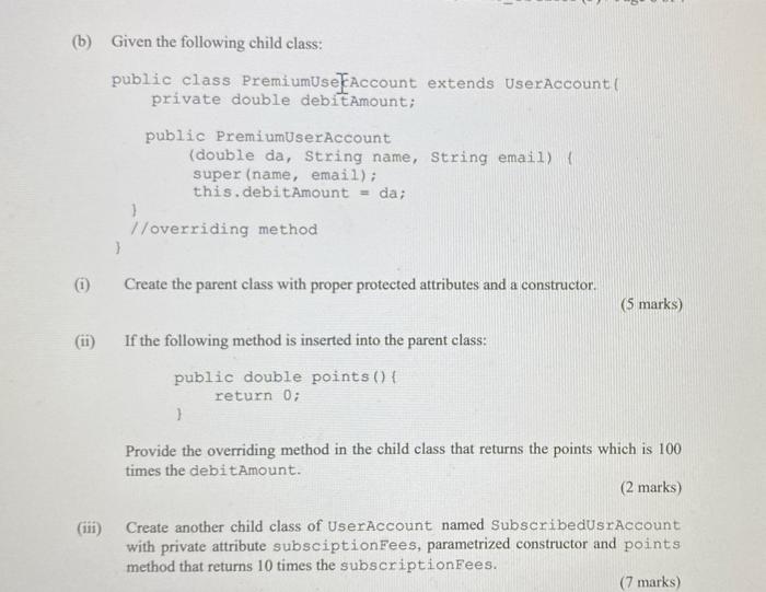 Solved Give the following classes in three different files: | Chegg.com