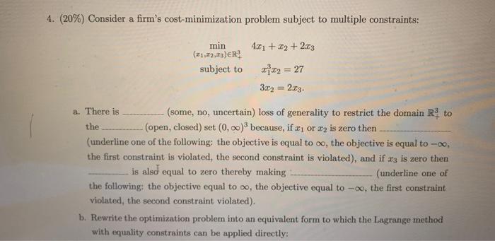 Solved pls show that why it has no loss of generality and | Chegg.com