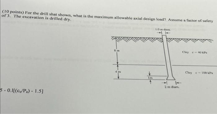 Solved (10 points) For the drill shat shown, what is the | Chegg.com