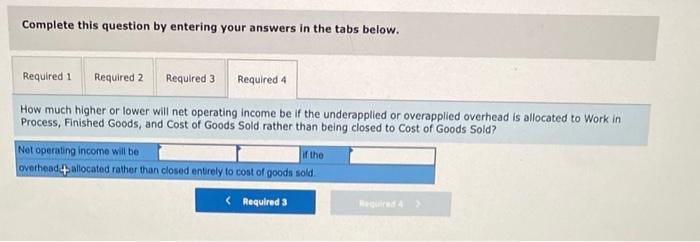 Solved Problem 3-12 (Algo) Predetermined Overhead Rate; | Chegg.com
