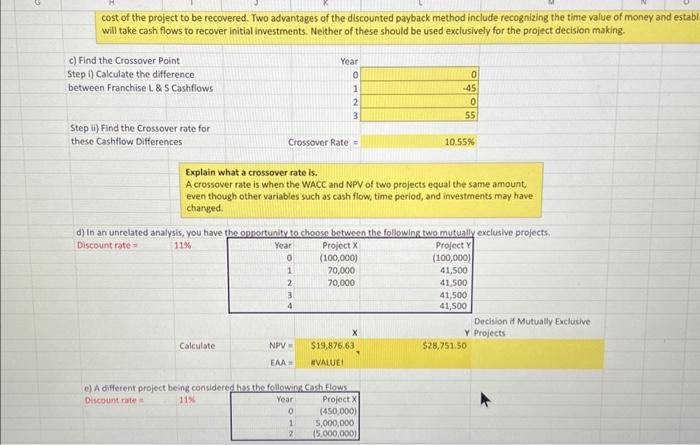 Solved What is the EAA? I have to use the PMT function in | Chegg.com