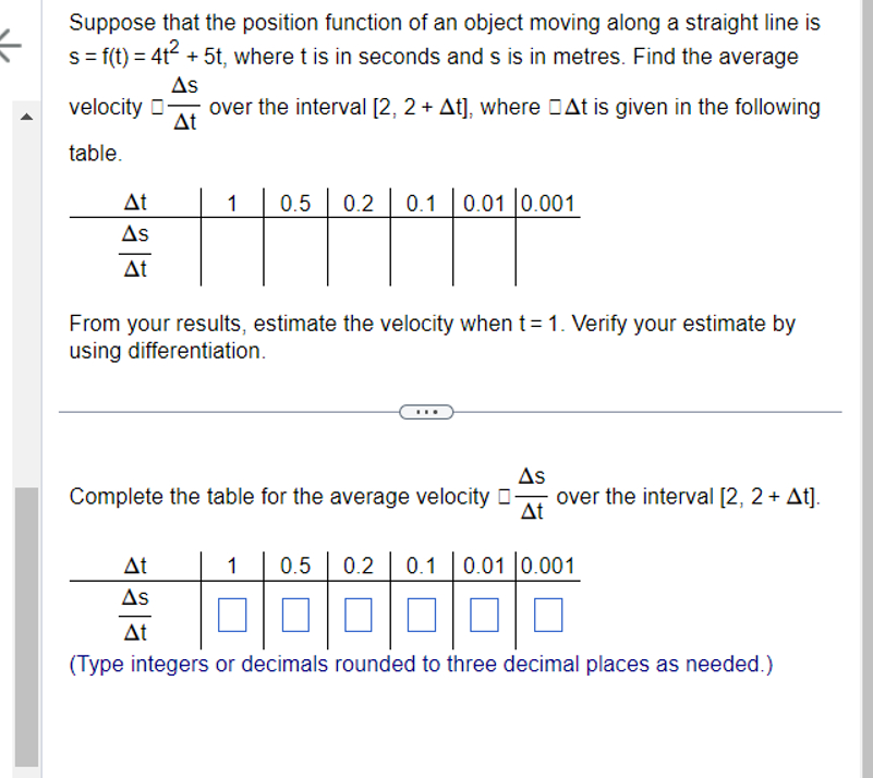 Solved Suppose that the position function of an object | Chegg.com