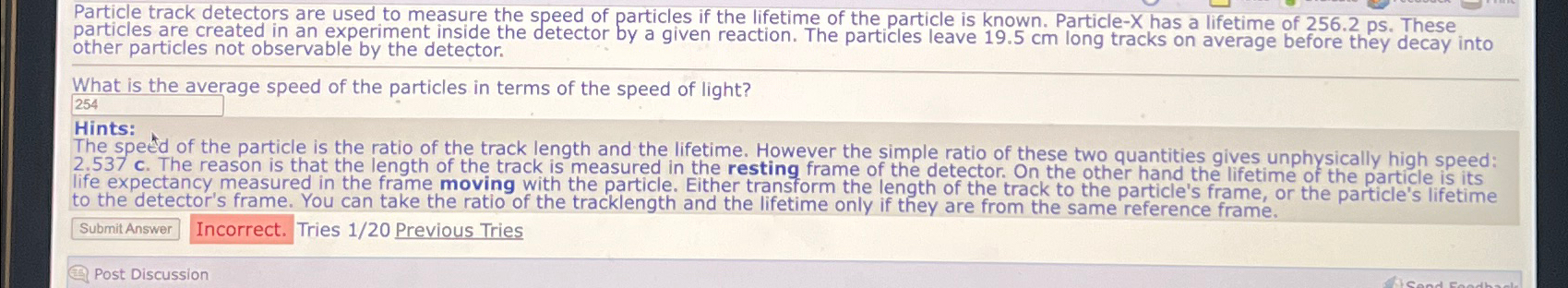 Solved Particle track detectors are used to measure the | Chegg.com