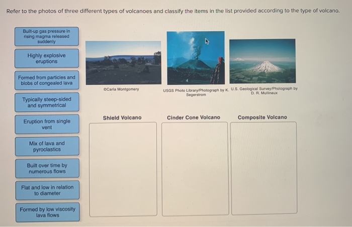 Solved Refer to the photos of three different types of | Chegg.com