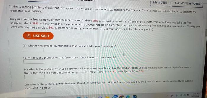 Solved the following problem, check that it is appropriate | Chegg.com