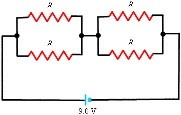 Solved In the circuit shown in the drawing, each resistor | Chegg.com