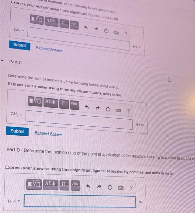 Solved For the parallel force system shown in the figure | Chegg.com