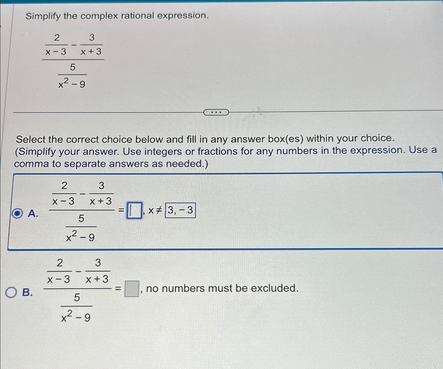 Solved Simplify the complex rational | Chegg.com