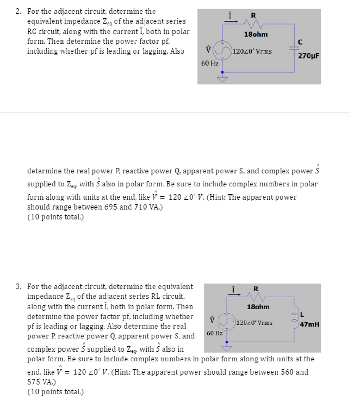 Solved For the adjacent circuit, determine theequivalent | Chegg.com