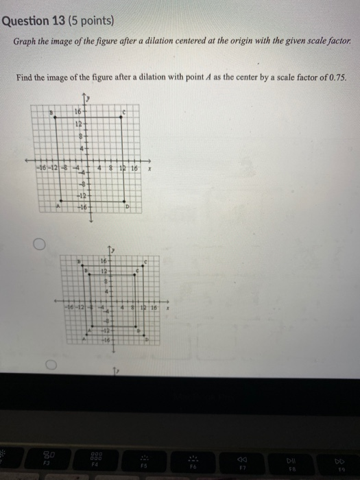 Solved Question 13 (5 points) Graph the image of the figure | Chegg.com