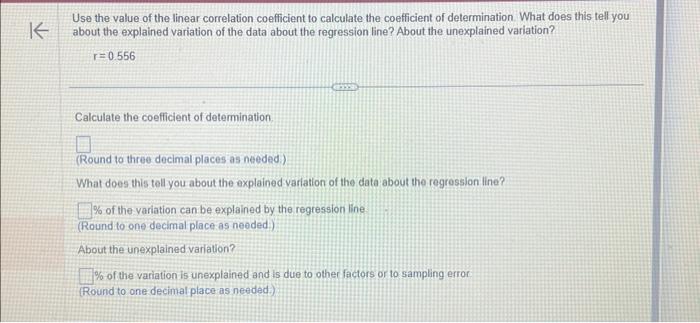 Solved Use the value of the linear correlation coefficient | Chegg.com
