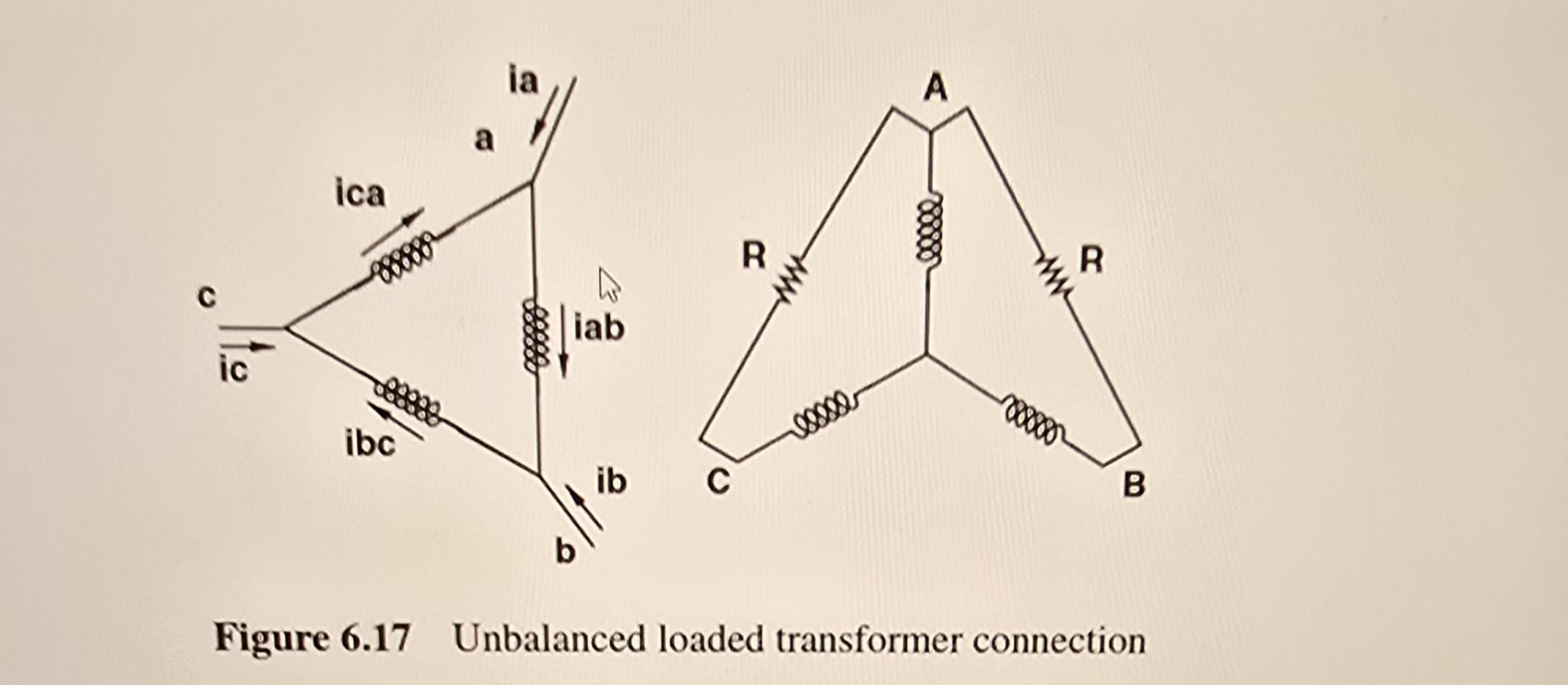 Solved A delta-wye transformer connection is shown in | Chegg.com