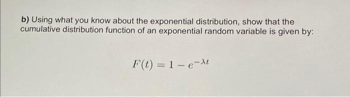 Solved Question 3 a) Assume that a continuous random | Chegg.com