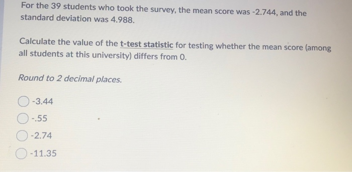 Solved Students enrolled in an introductory statistics | Chegg.com
