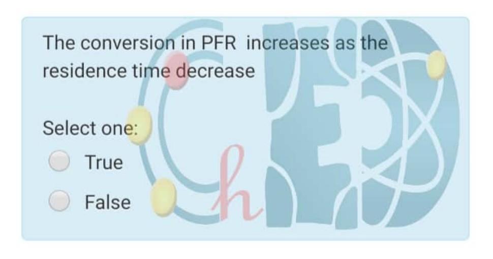 Solved The conversion in PFR increases as the residence time | Chegg.com