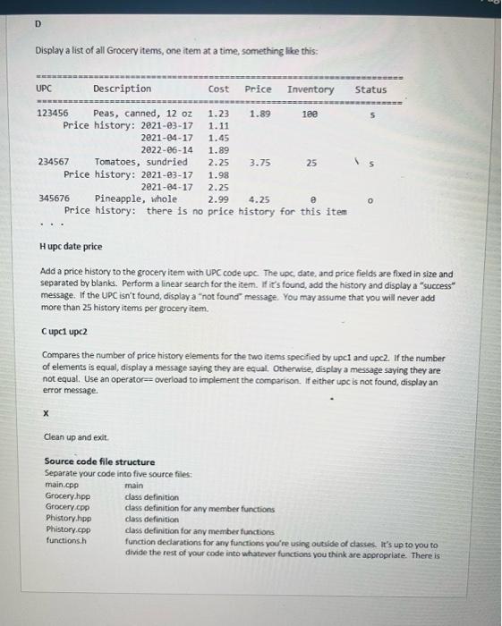 Solved Topics: class definitions, arrays of objects, static | Chegg.com