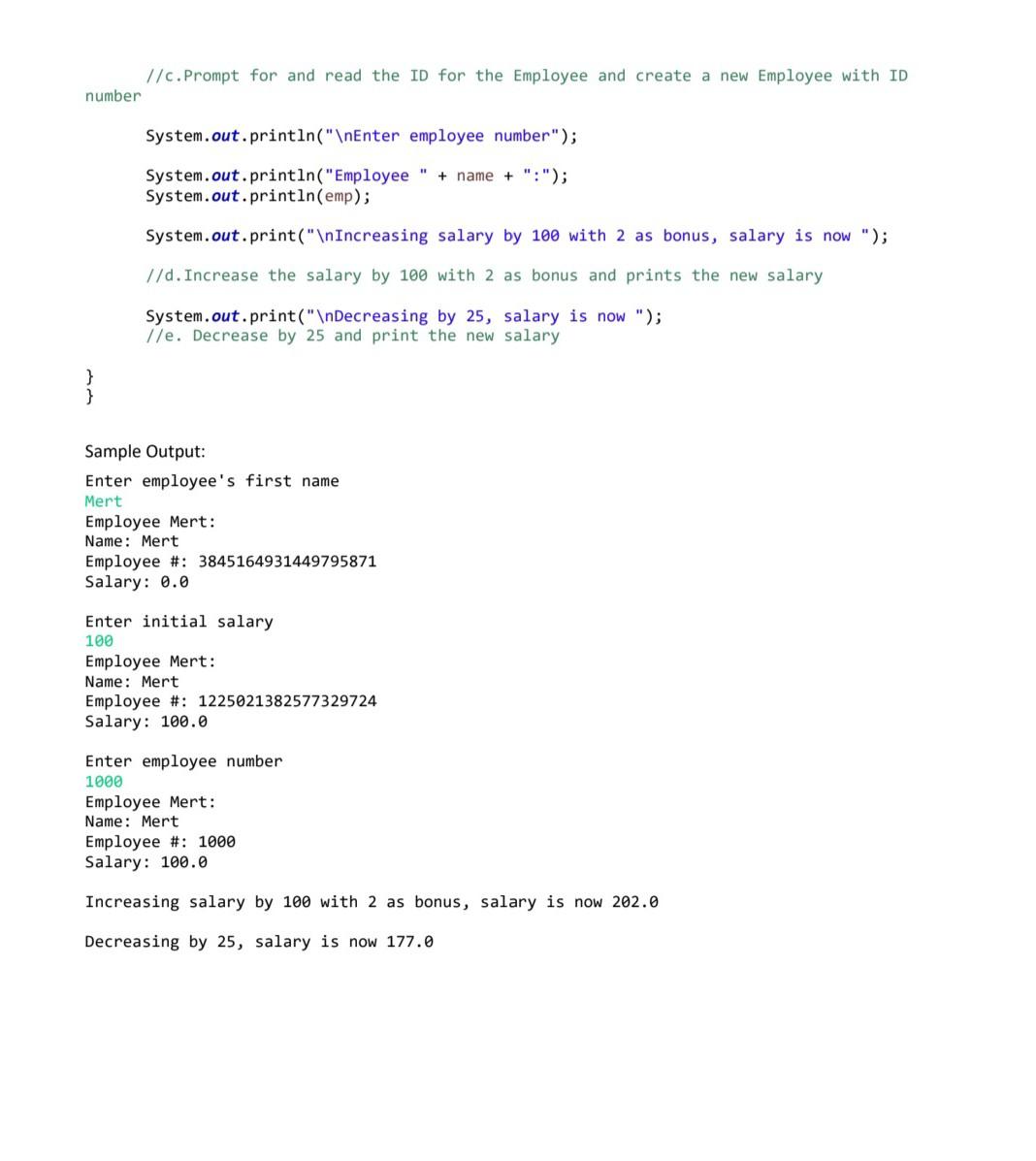 Solved Save this class to your directory and modify it as | Chegg.com