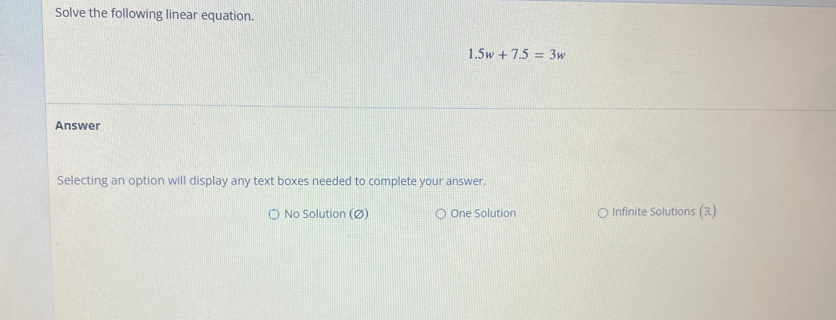 Solved Solve the following linear | Chegg.com