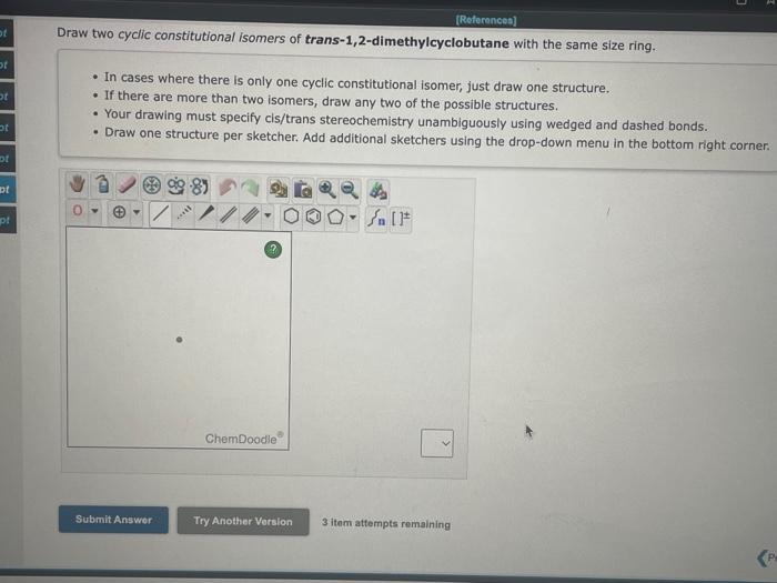 Solved Draw the structure(s) of the cis-cycloalkanes with | Chegg.com