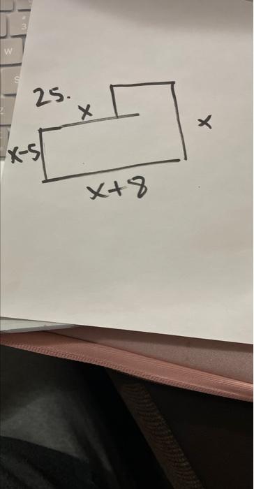 Solved 24. The length of a rectangle is (3x + 4) ft. The | Chegg.com