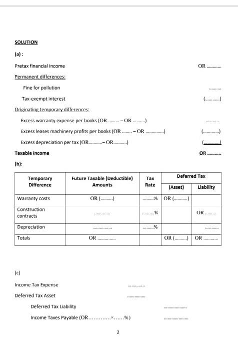 Solved Tax Accounting Homework First Semester 2021/2022 | Chegg.com