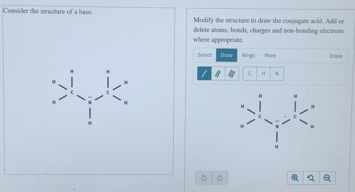 Solved Consider the structure of a base, Modify the | Chegg.com